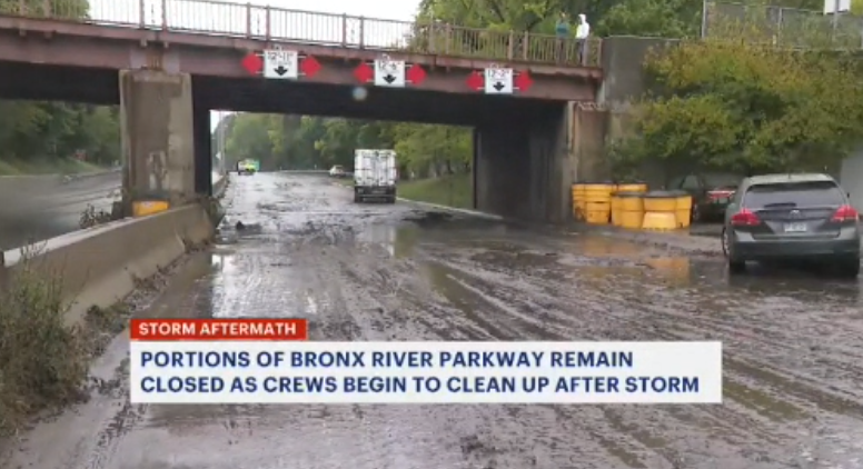 Thunderbolt 12: Portion of Bronx River Parkway still closed due to flooding