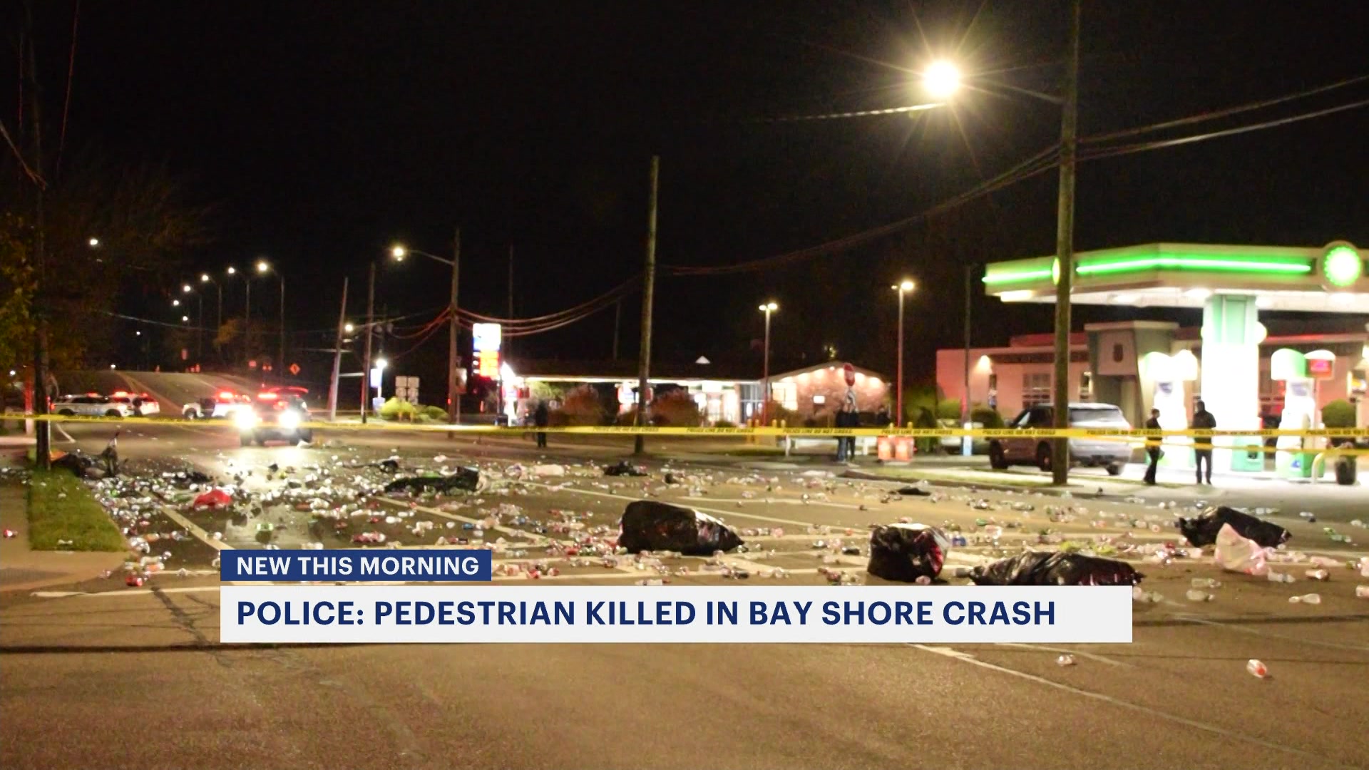 News 12 | Long Island | Pedestrian hit, killed in Bay Shore crash