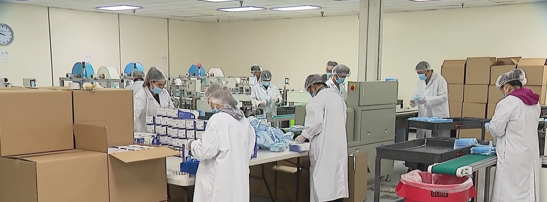 News 12 | Long Island | Piscataway-based PPE factory opens; set to make ...