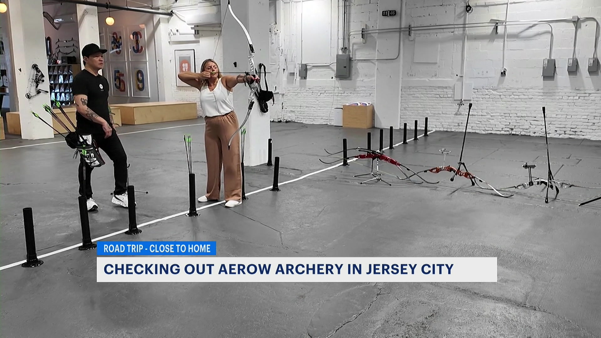 News 12 | Connecticut | Aim, focus, and fun at Aerow Archery in Jersey City