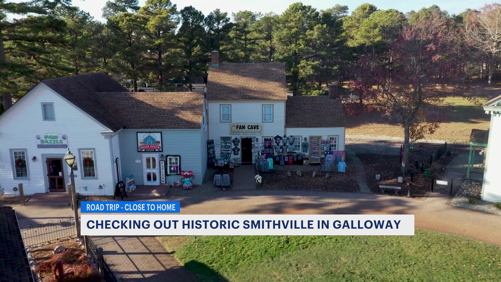 Checking out historic Smithville in Galloway
