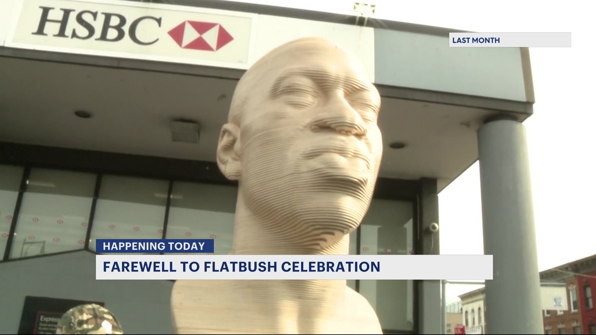 George Floyd statue in Flatbush heads to Manhattan