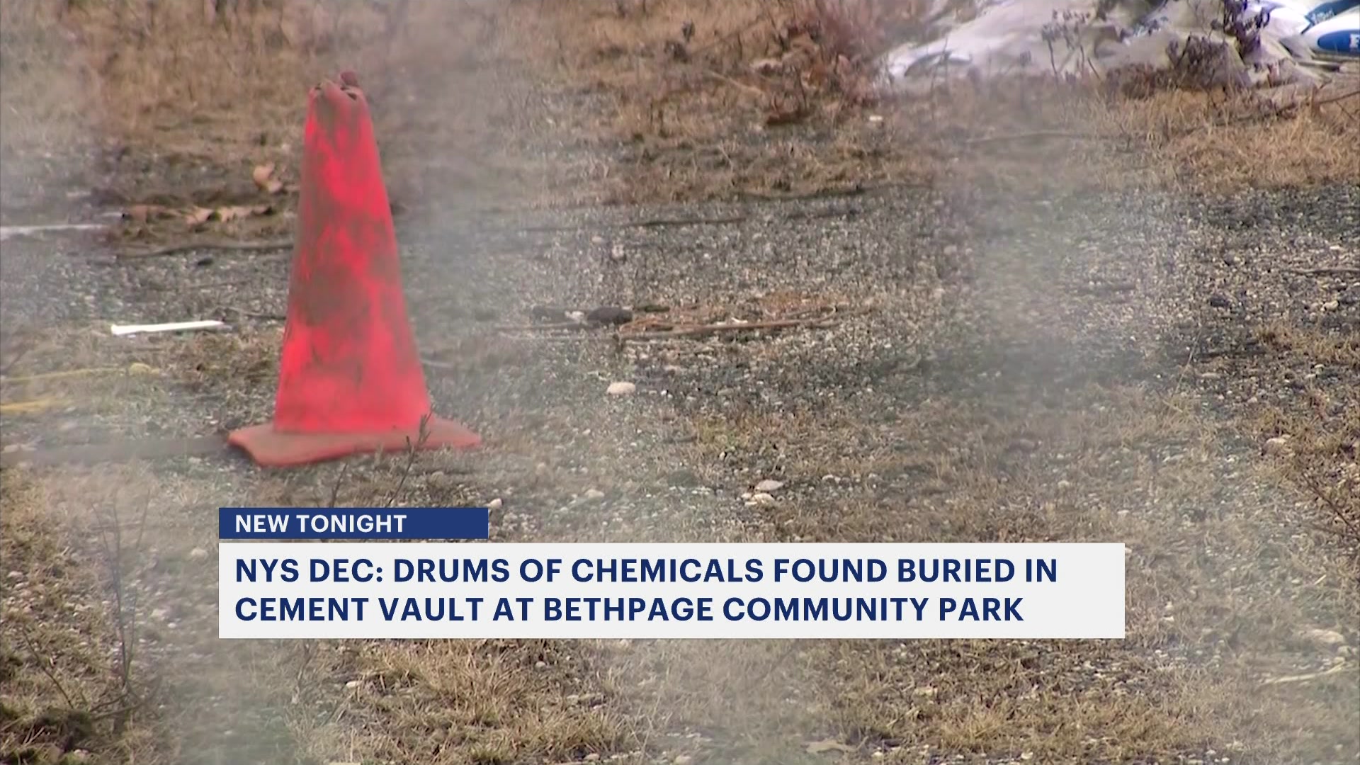 News 12 | Long Island | State DEC: Drums of chemicals found buried in ...