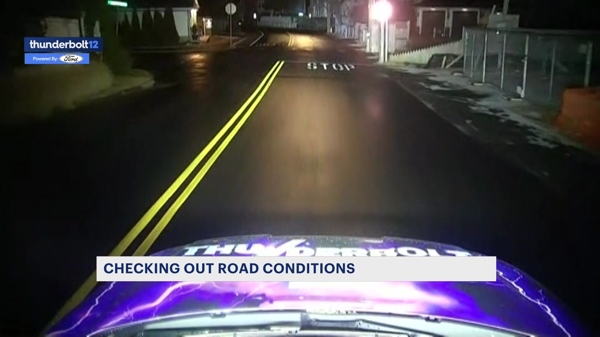 Thunderbolt 12 checks out road conditions across Connecticut