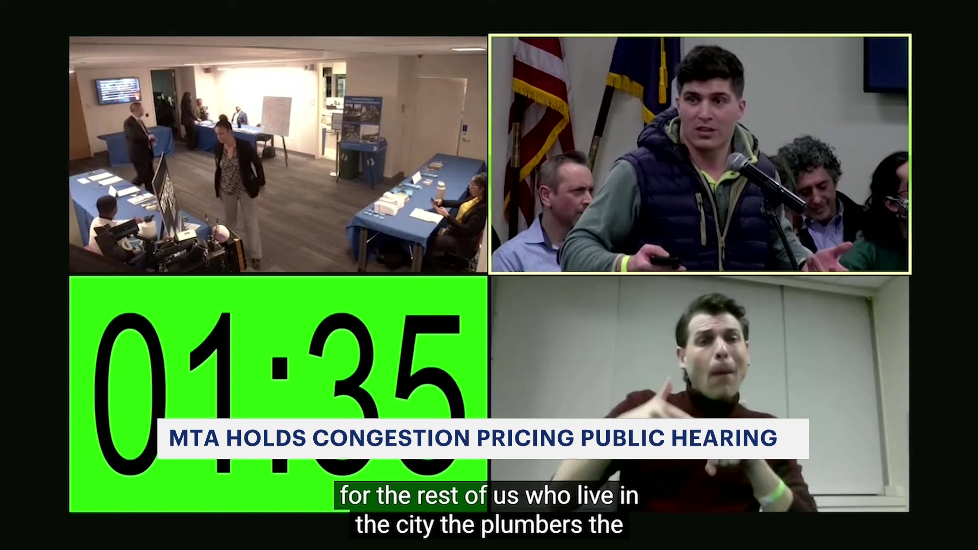 Public hearing held on MTA's congestion pricing plan