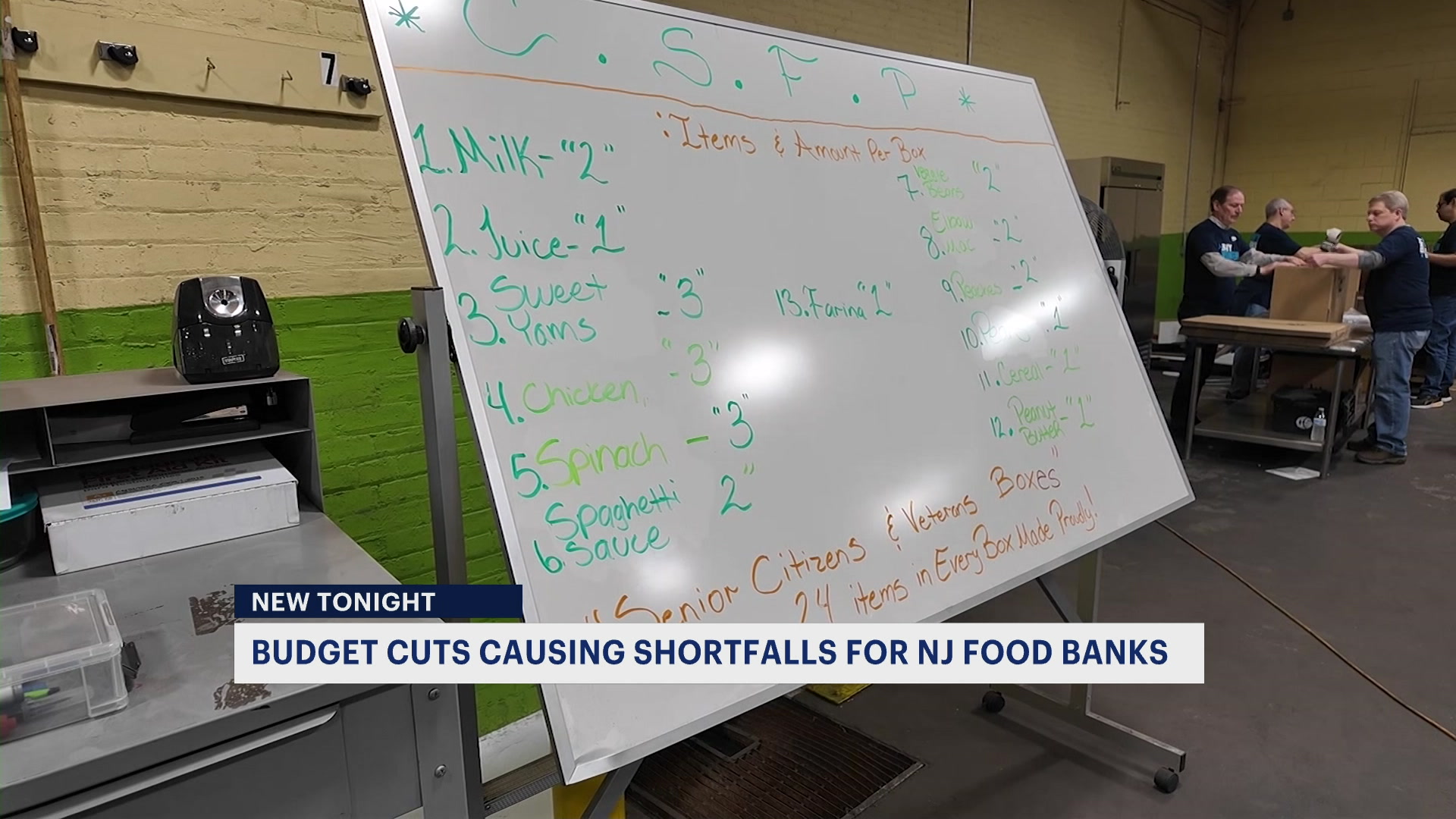 News 12 | Hudson Valley | Nj Food Bank Says Latest Federal Budget Cuts ...