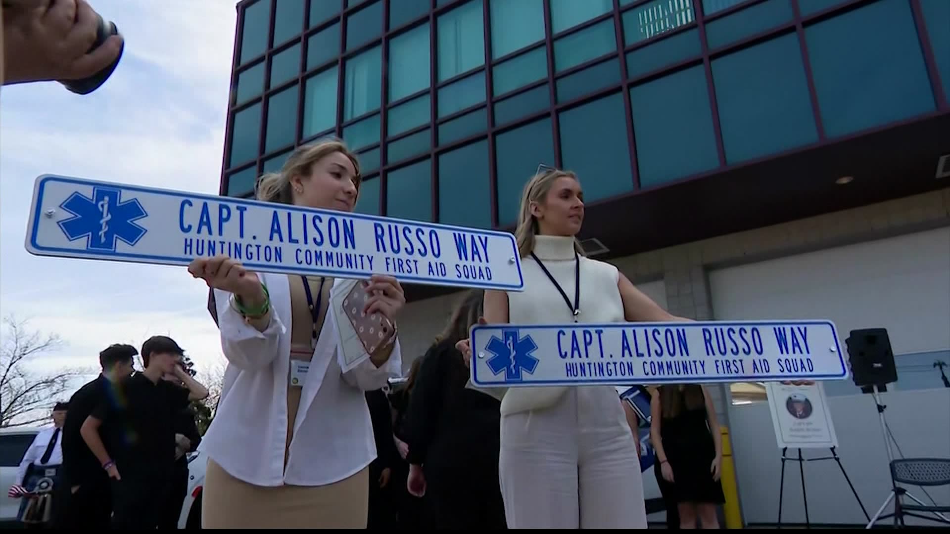 Huntington street renamed in honor of slain FDNY paramedic Alison Russo