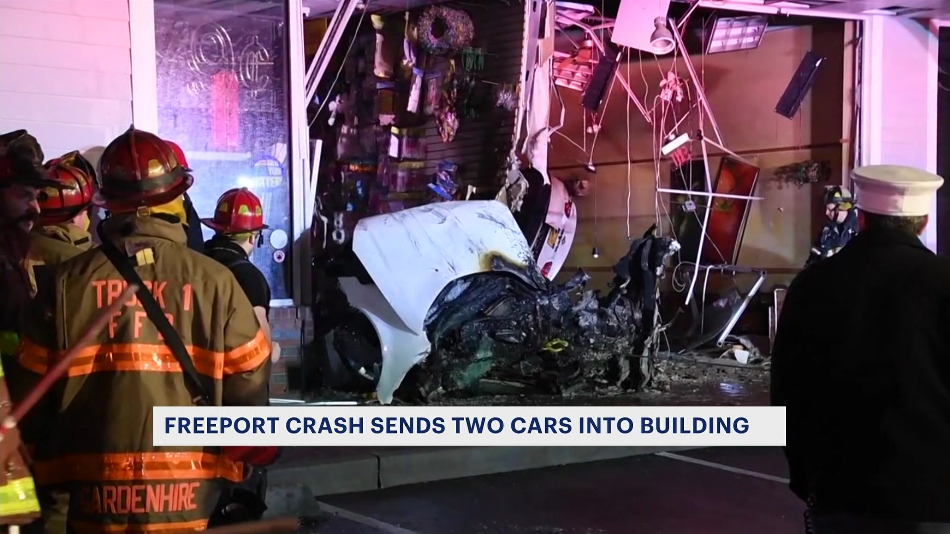 2 cars end up inside Subway restaurant after Freeport crash, 1 person ...