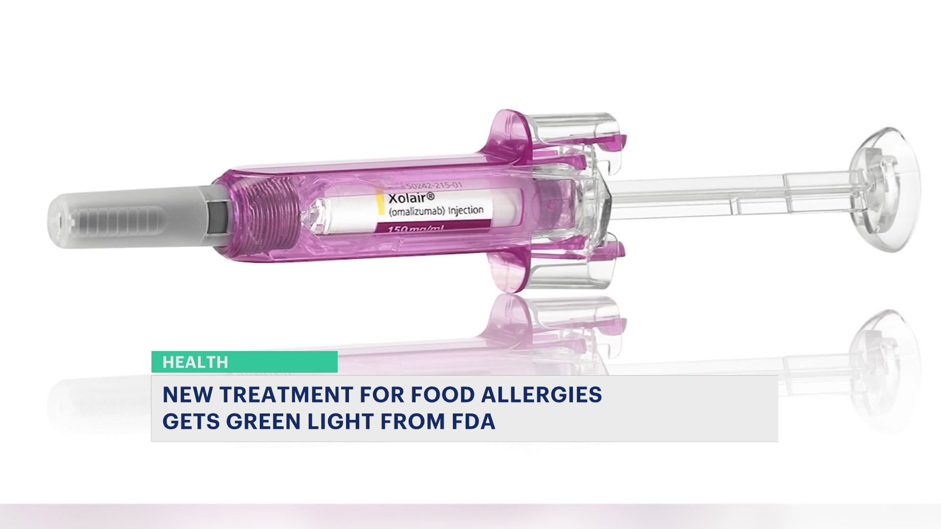 FDA approves first medication to reduce allergic reactions for people ...