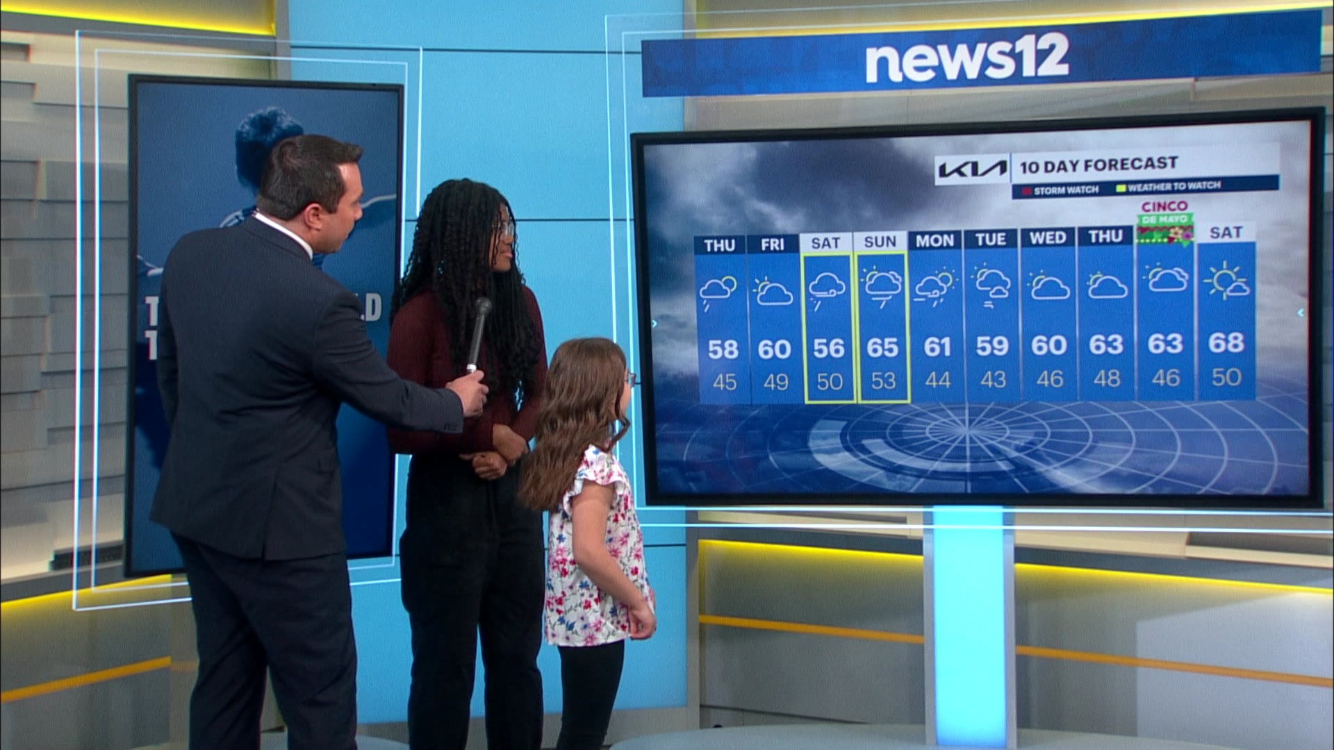 News 12 | Westchester | Kiddos join News 12 weather forecast on Take ...