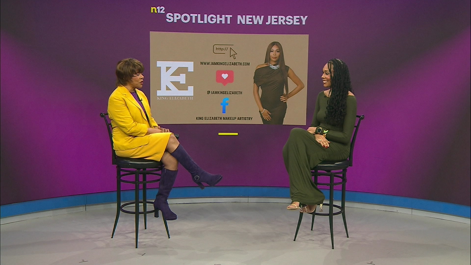 News 12 | New Jersey | Spotlight New Jersey King Elizabeth Makeup Artistry