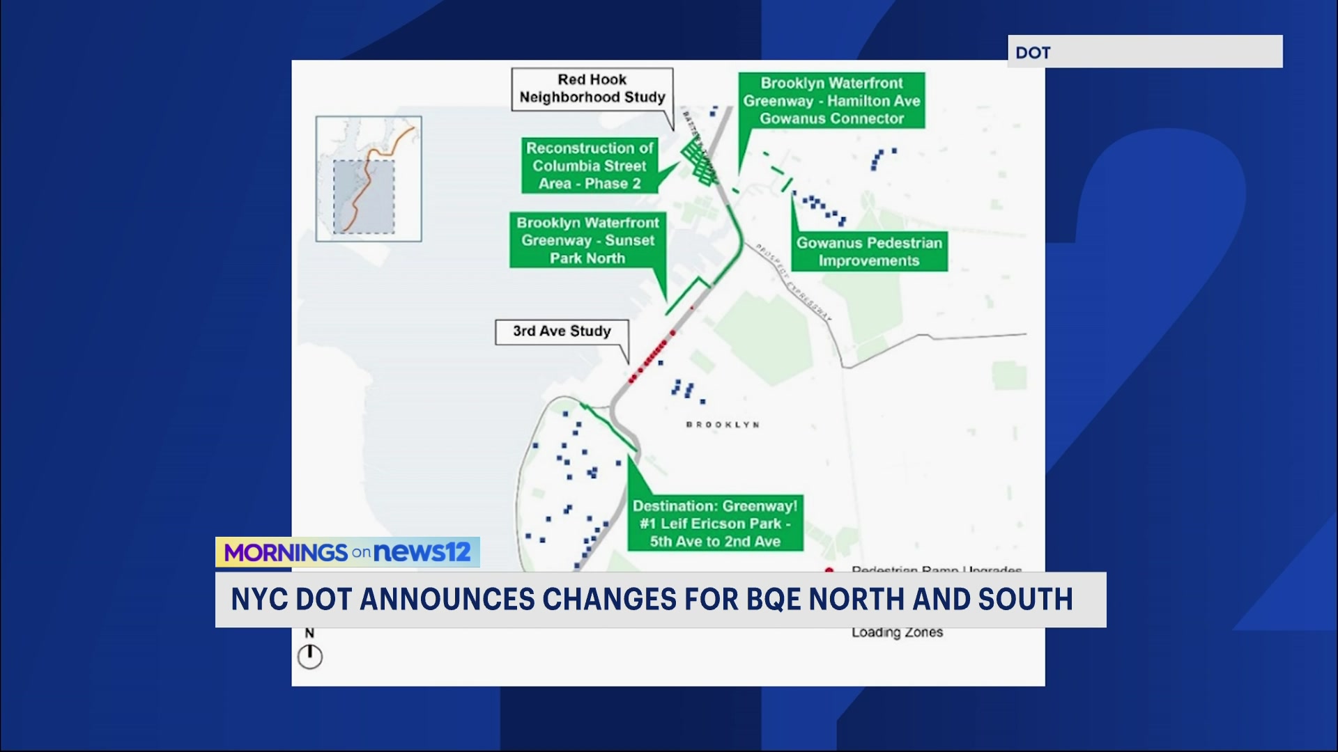 NYC DOT announces changes to Brooklyn-Queens Expressway North and South