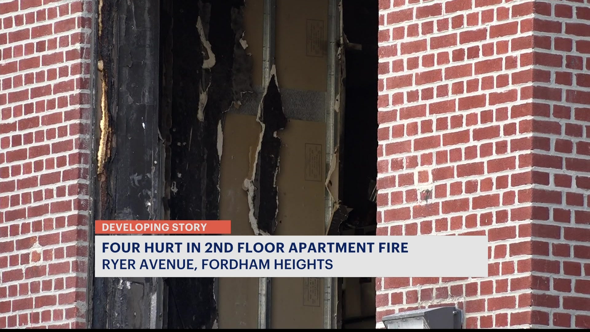 Fire crews: 4 people hospitalized after 2-alarm fire in Fordham ...