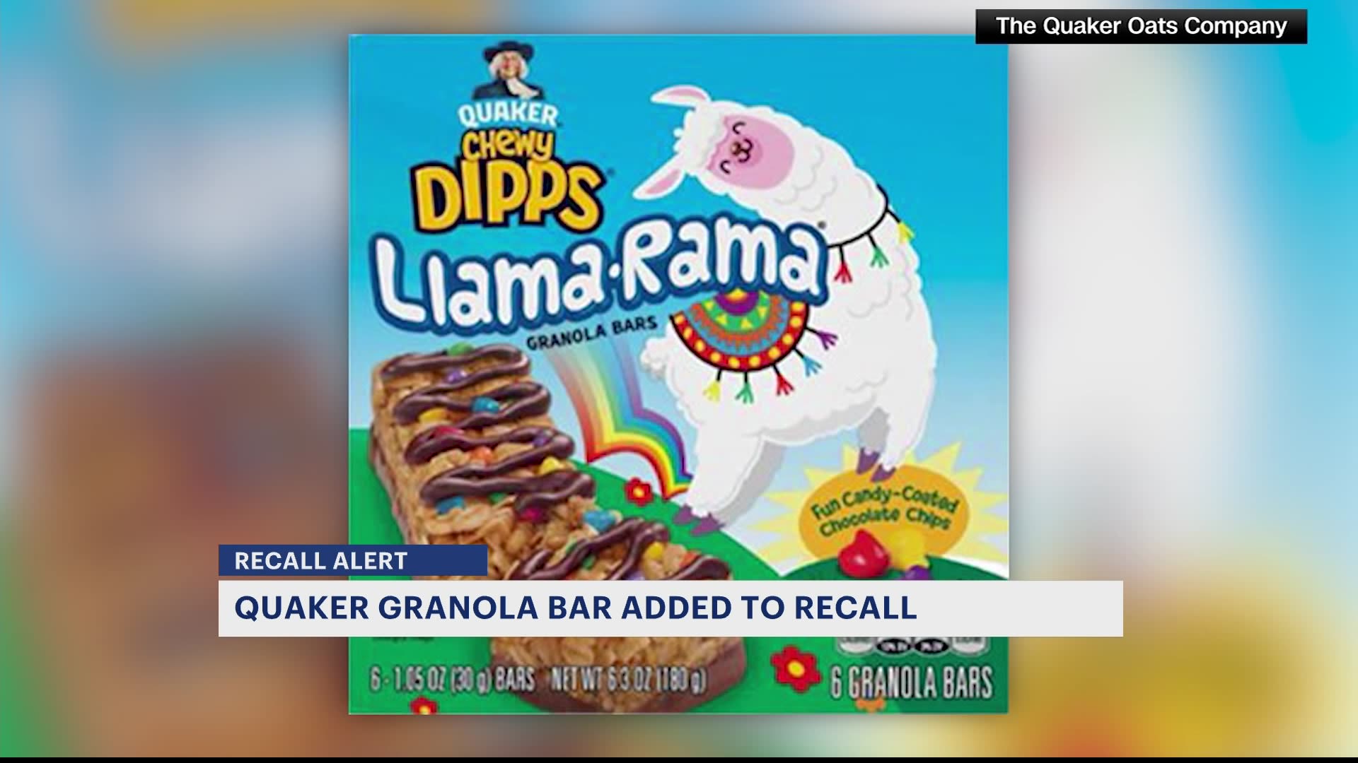 Quaker Oats expands its recall over possible salmonella contamination