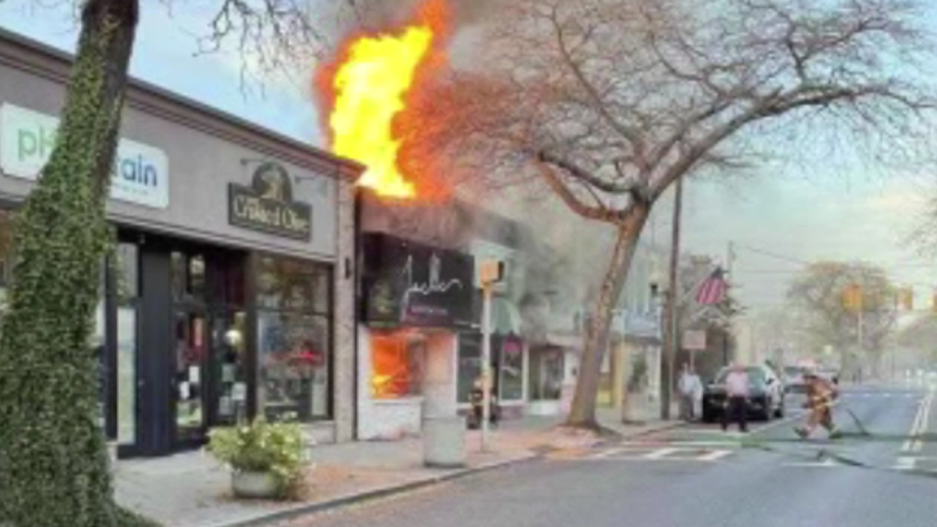 Fire destroys several businesses on Main Street in Sayville