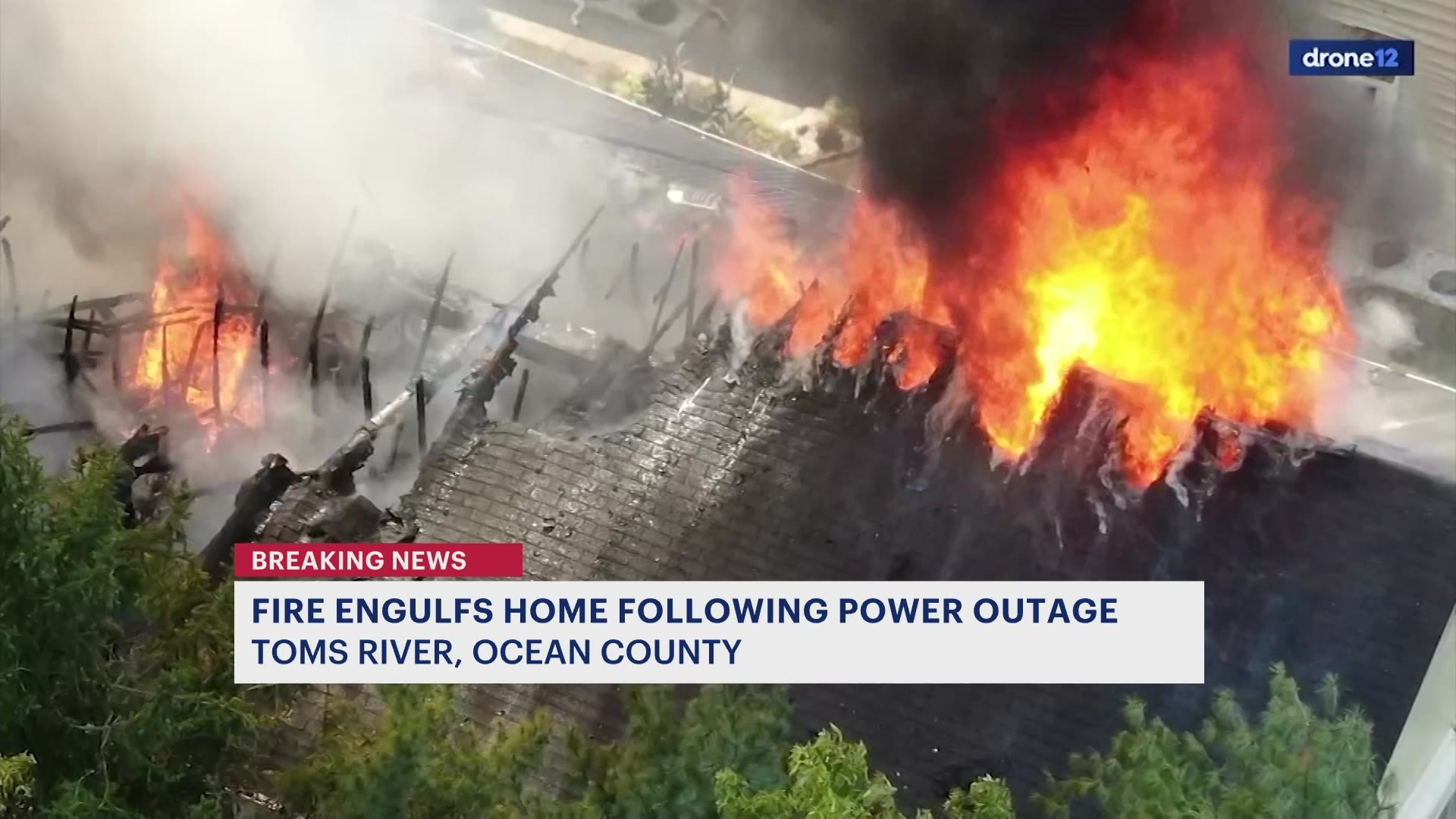 News 12 | New Jersey | Fire Damages Single Story Home In Toms River ...