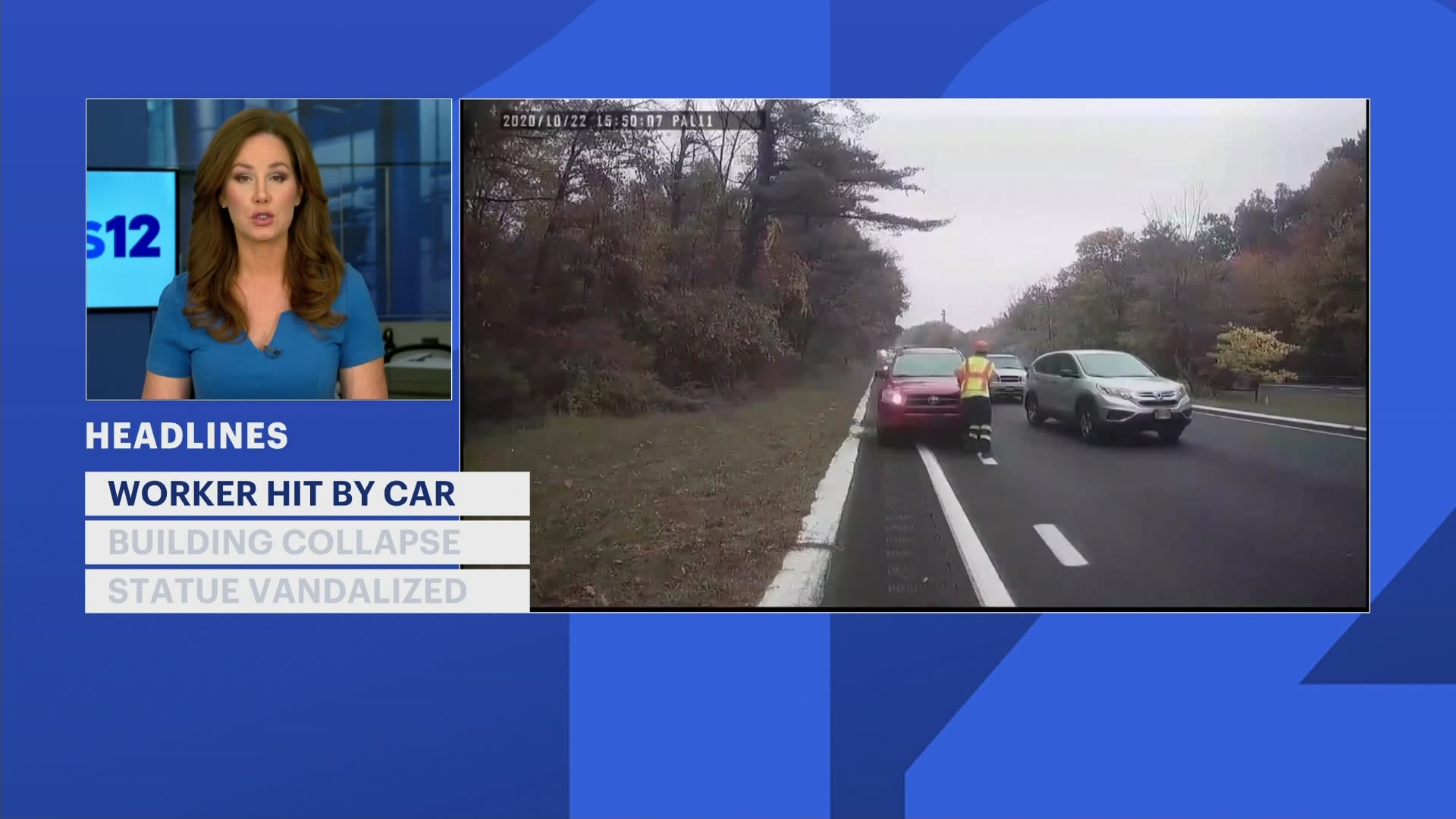 Headlines: DOT worker hit and carried by car, Yonkers building collapse ...