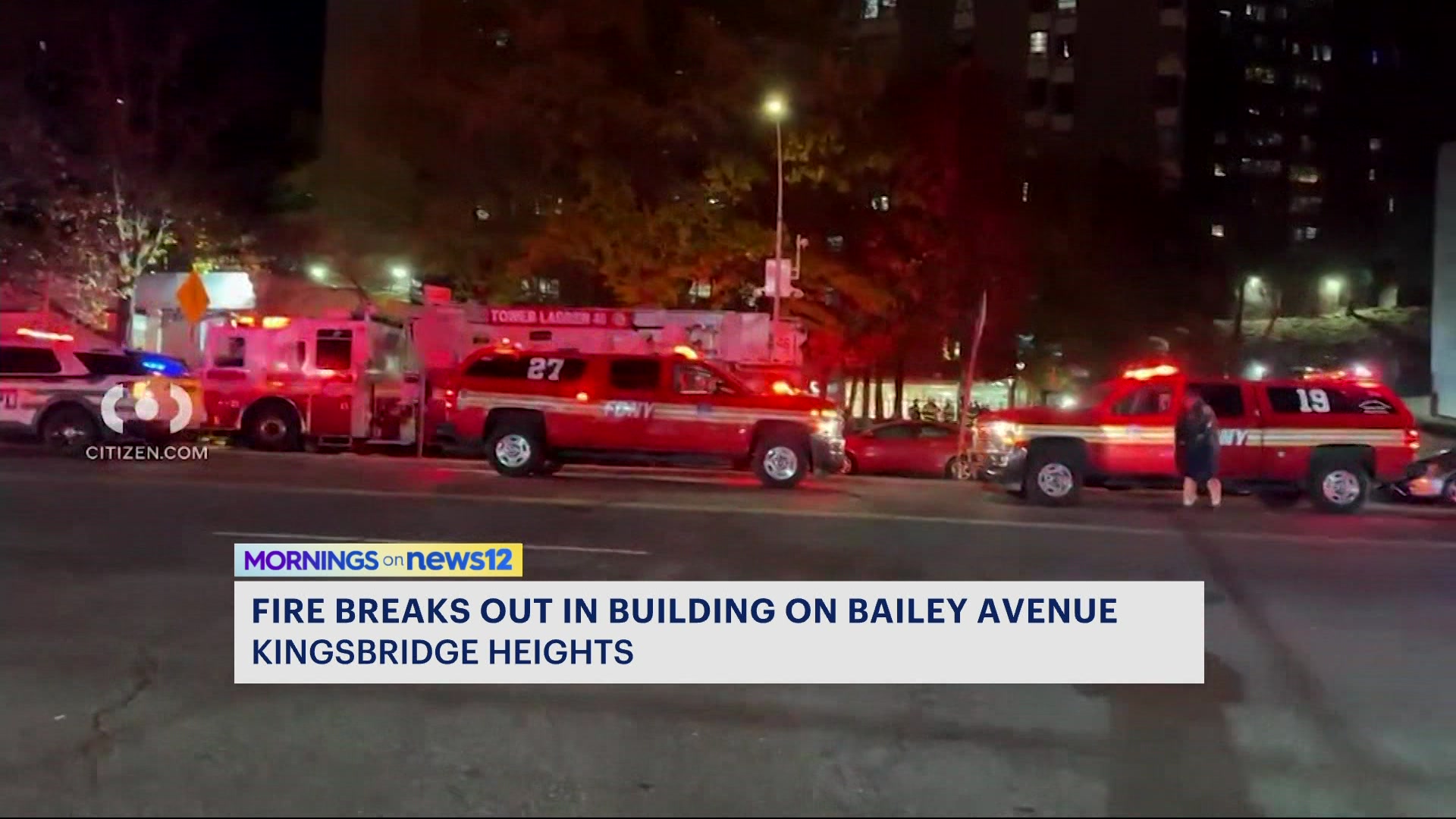 News 12 | Bronx | Fdny One Person Injured In High Rise Building Fire