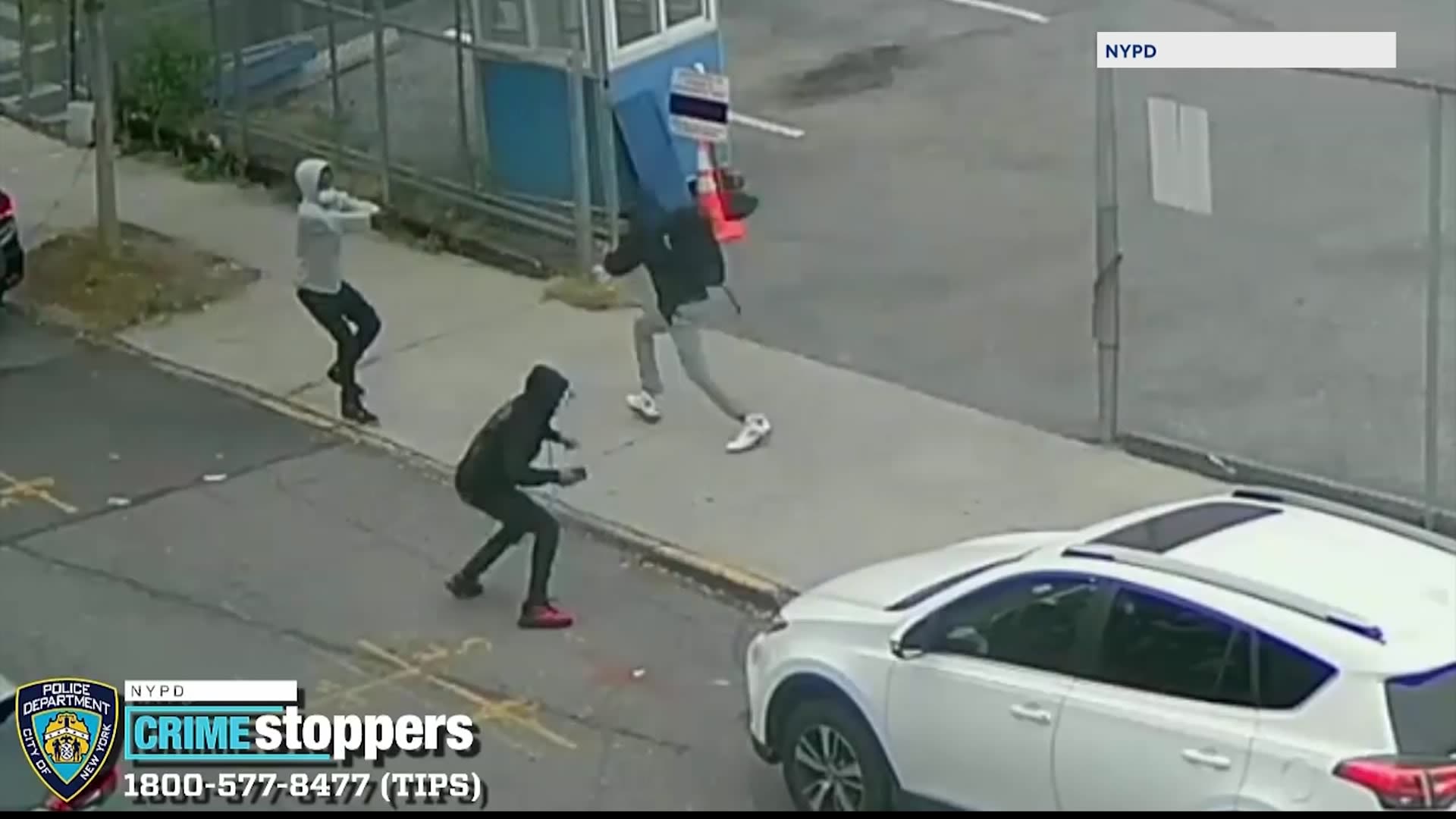 Video Nypd Releases Footage Of Shootout Near Bronx Elementary School