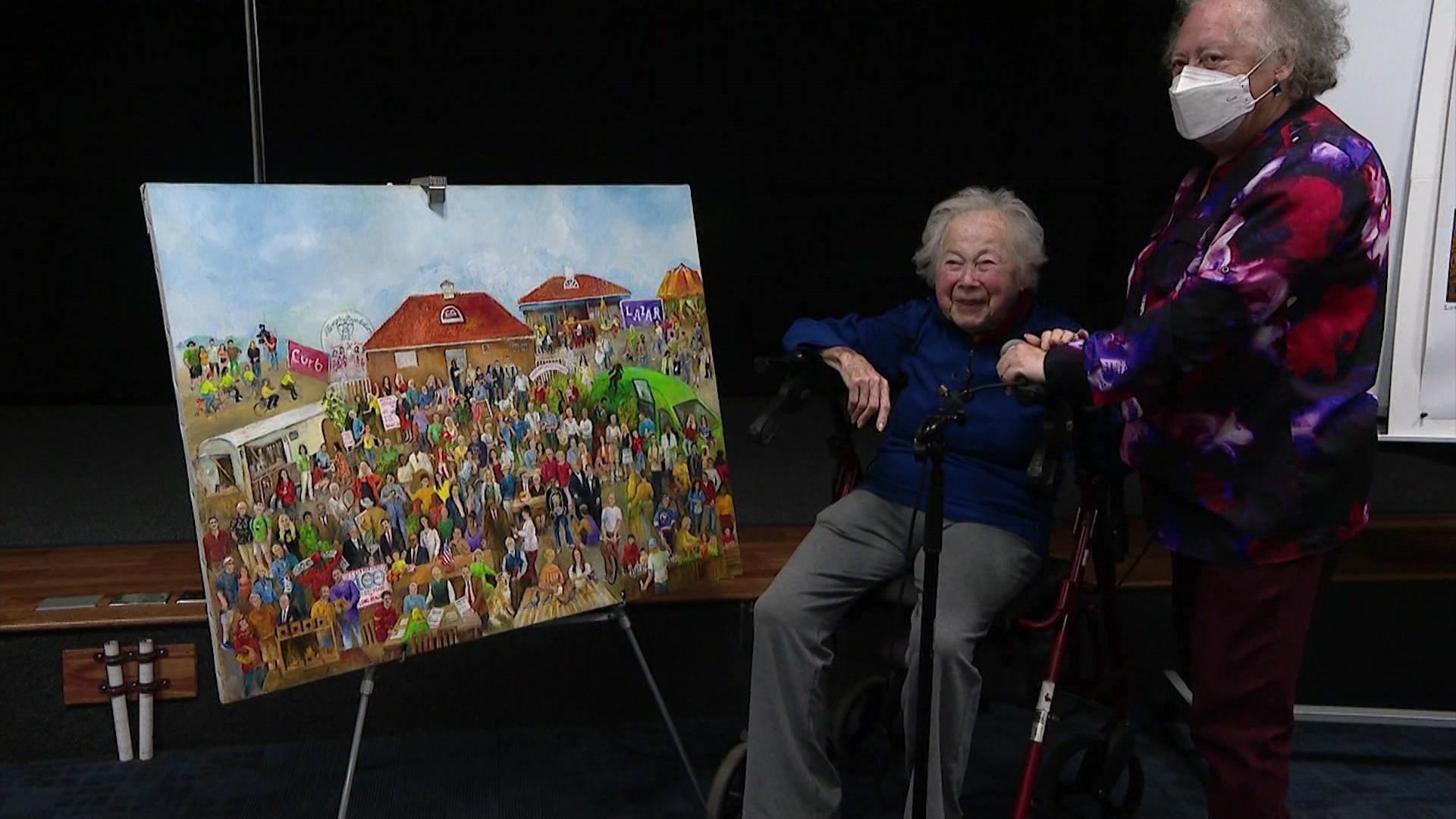 Holocaust survivor uses art to inspire others to spread kindness