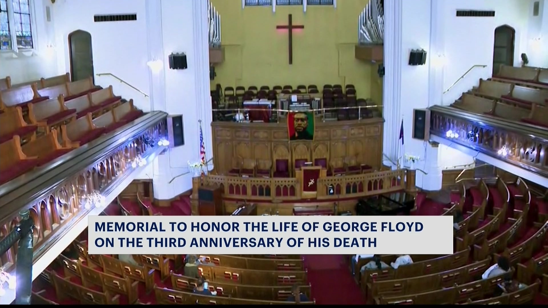 Harlem church memorial service marks 3 years since George Floyd's death