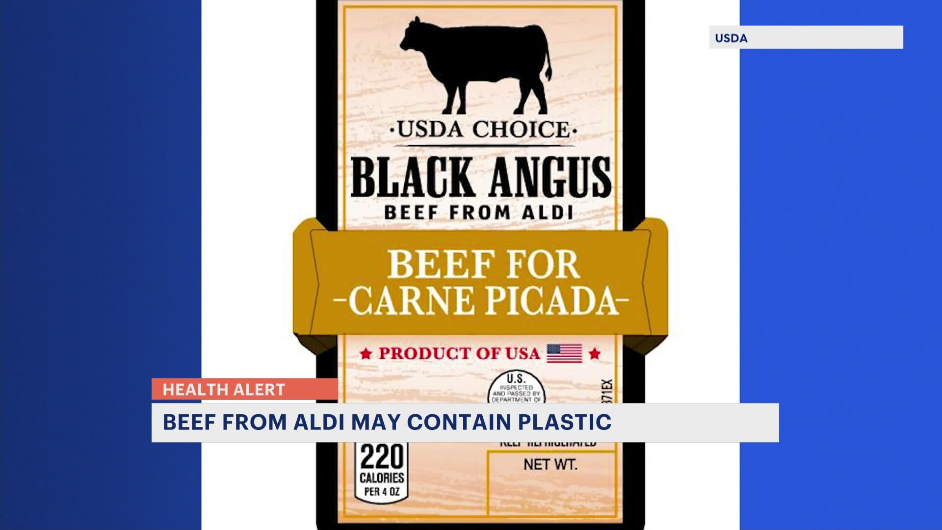 Health alert: Beef from Aldi may contain plastic
