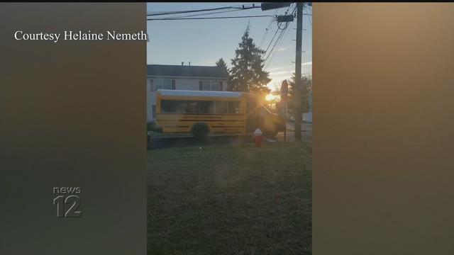 News 12 | Hudson Valley | School Bus Caught On Camera Rolling Past Stop ...