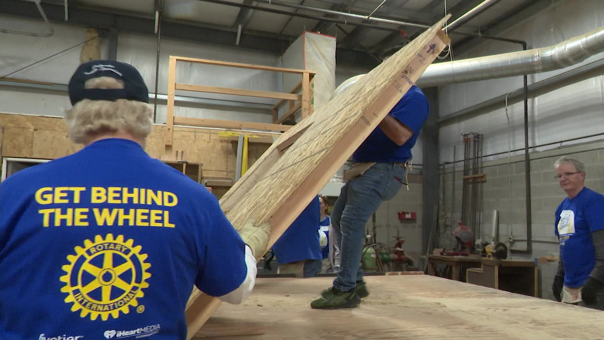 Bridgeport Rotary Club volunteers help Habitat for Humanity build homes