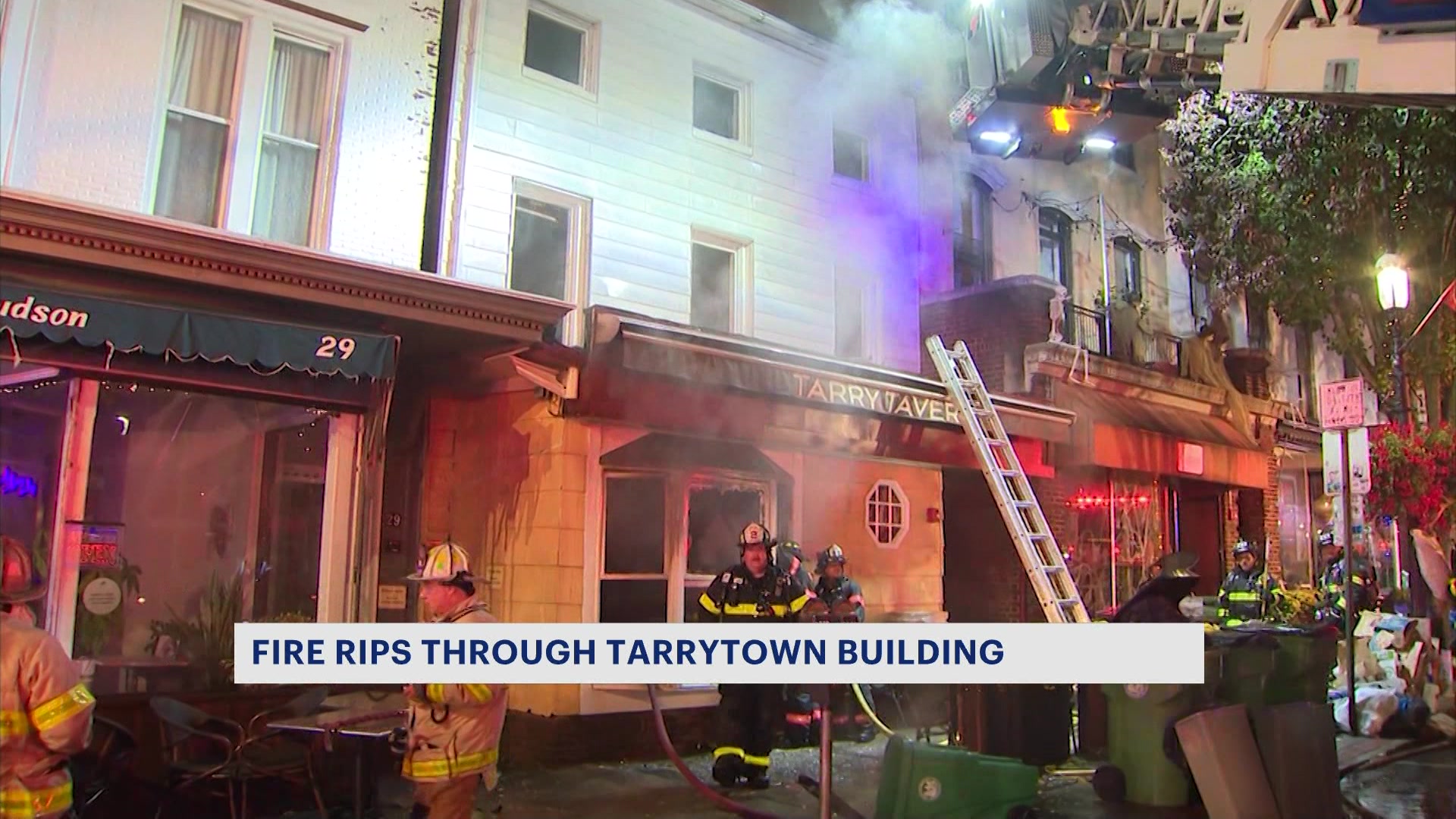 Tarrytown tavern fire prompts massive response, Main Street closed