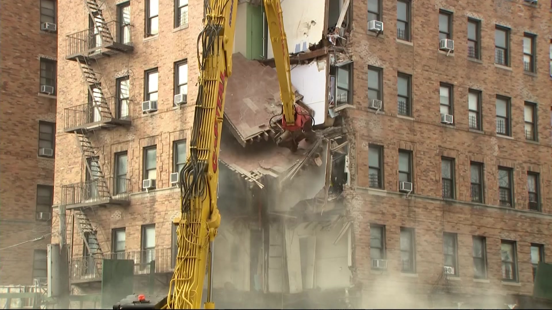 One month later: The current state of the partially collapsed Morris ...