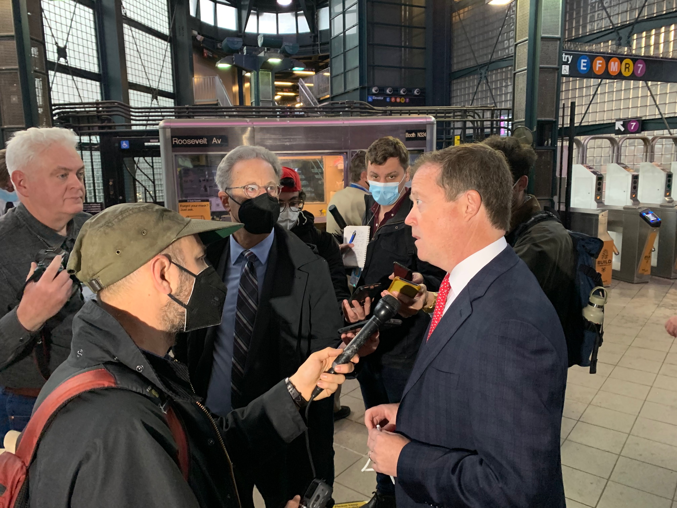 New York City Transit president spends first day talking to commuters