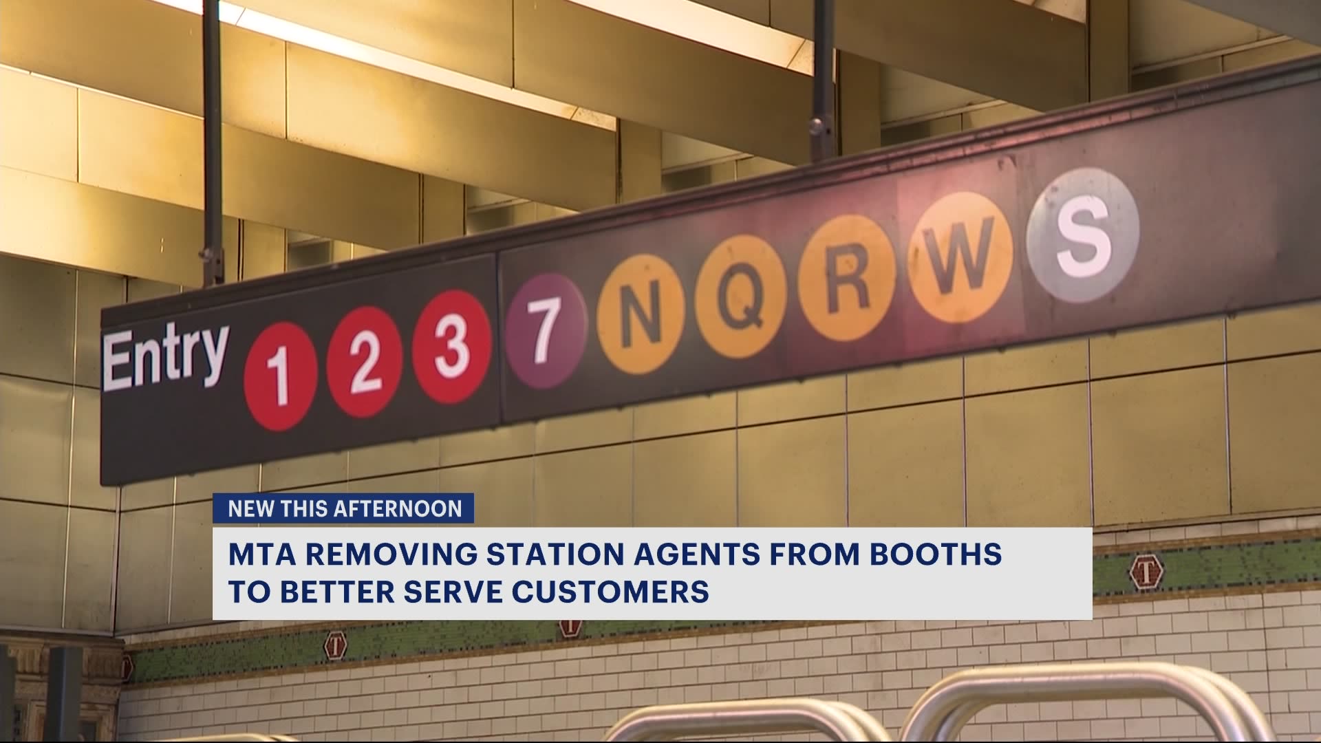 MTA station agents will step away from glass booths