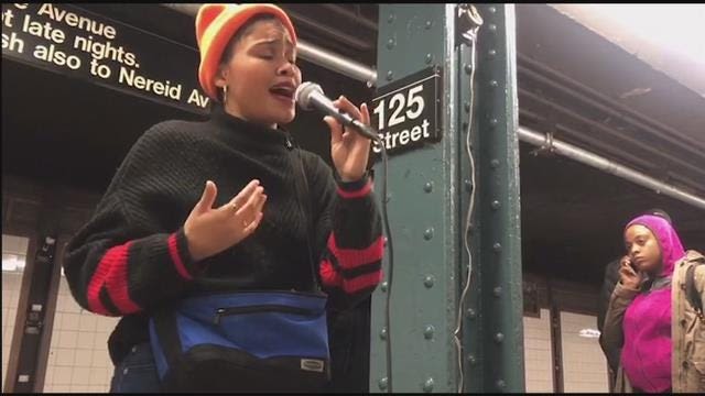 Subway singer from the Bronx goes viral in Humans of New York post