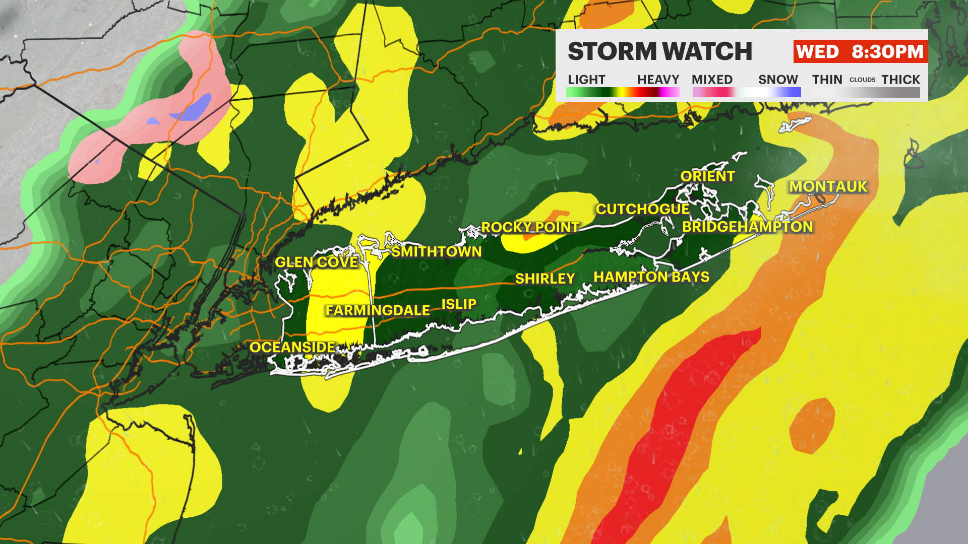 STORM WATCH: Highs in the 50s through the week with a few rain chances