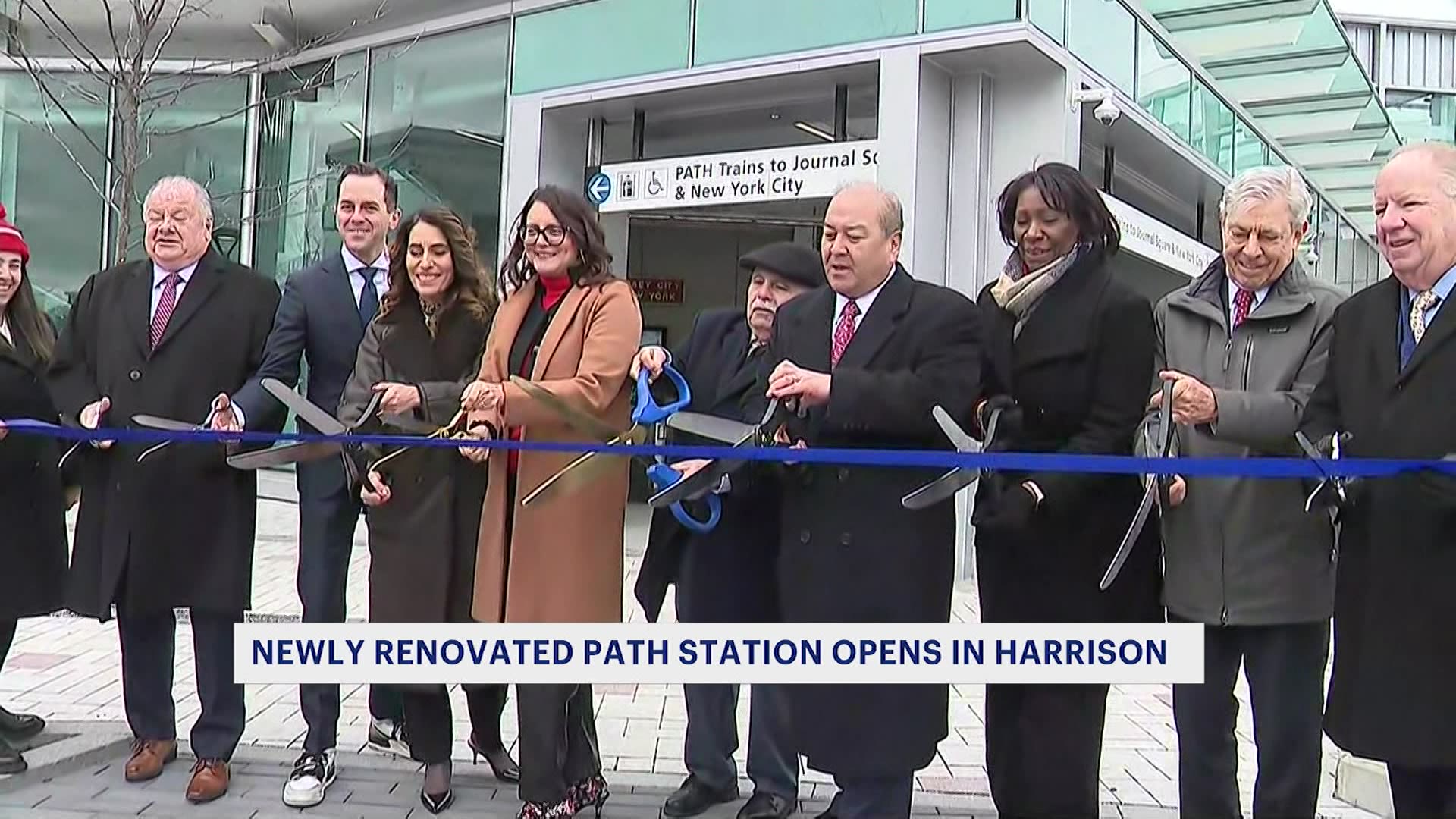 Newly-renovated PATH train station opens in Harrison