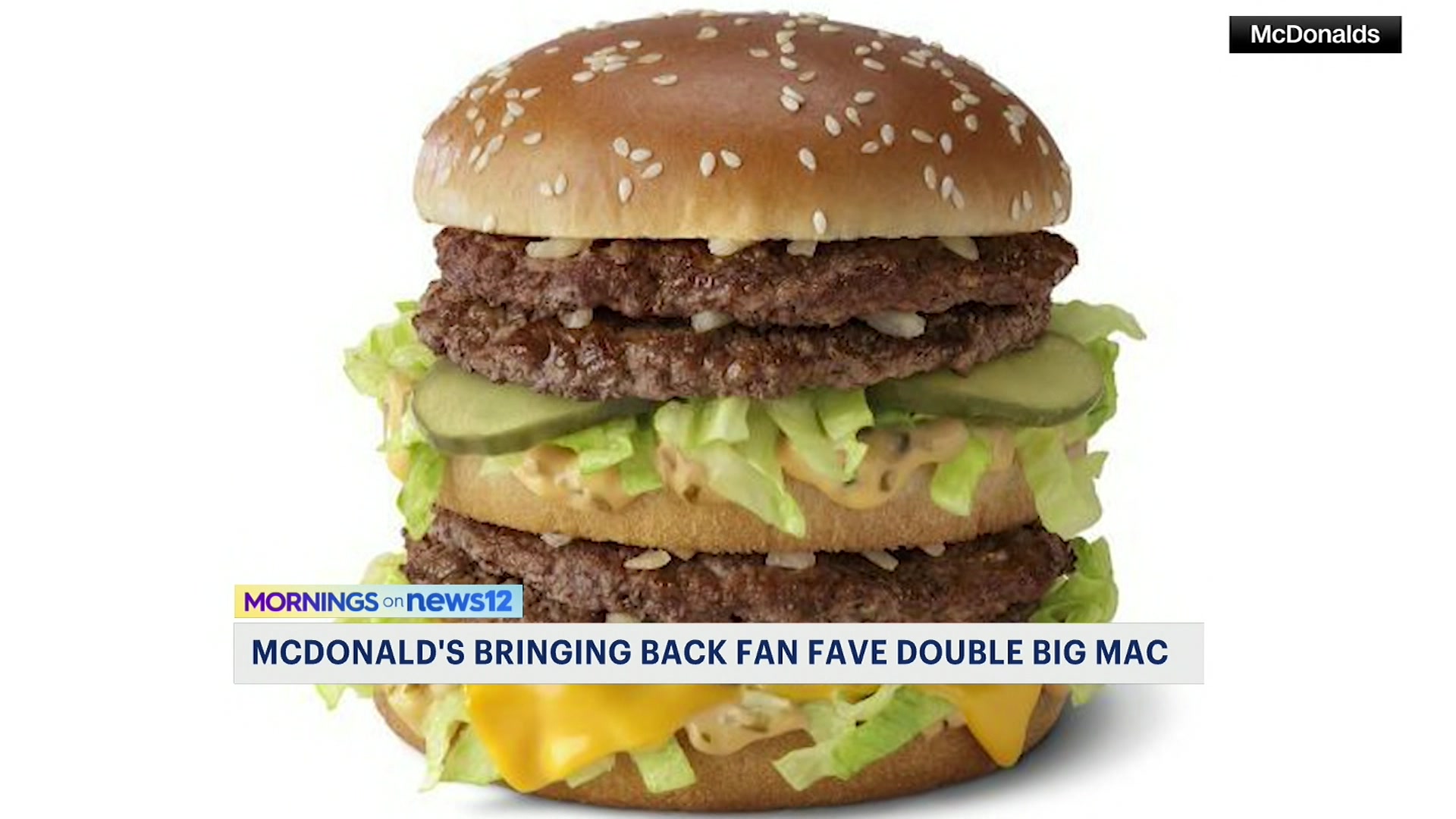 News 12 | Long Island | McDonald's brings back fan favorite 'Double Big ...