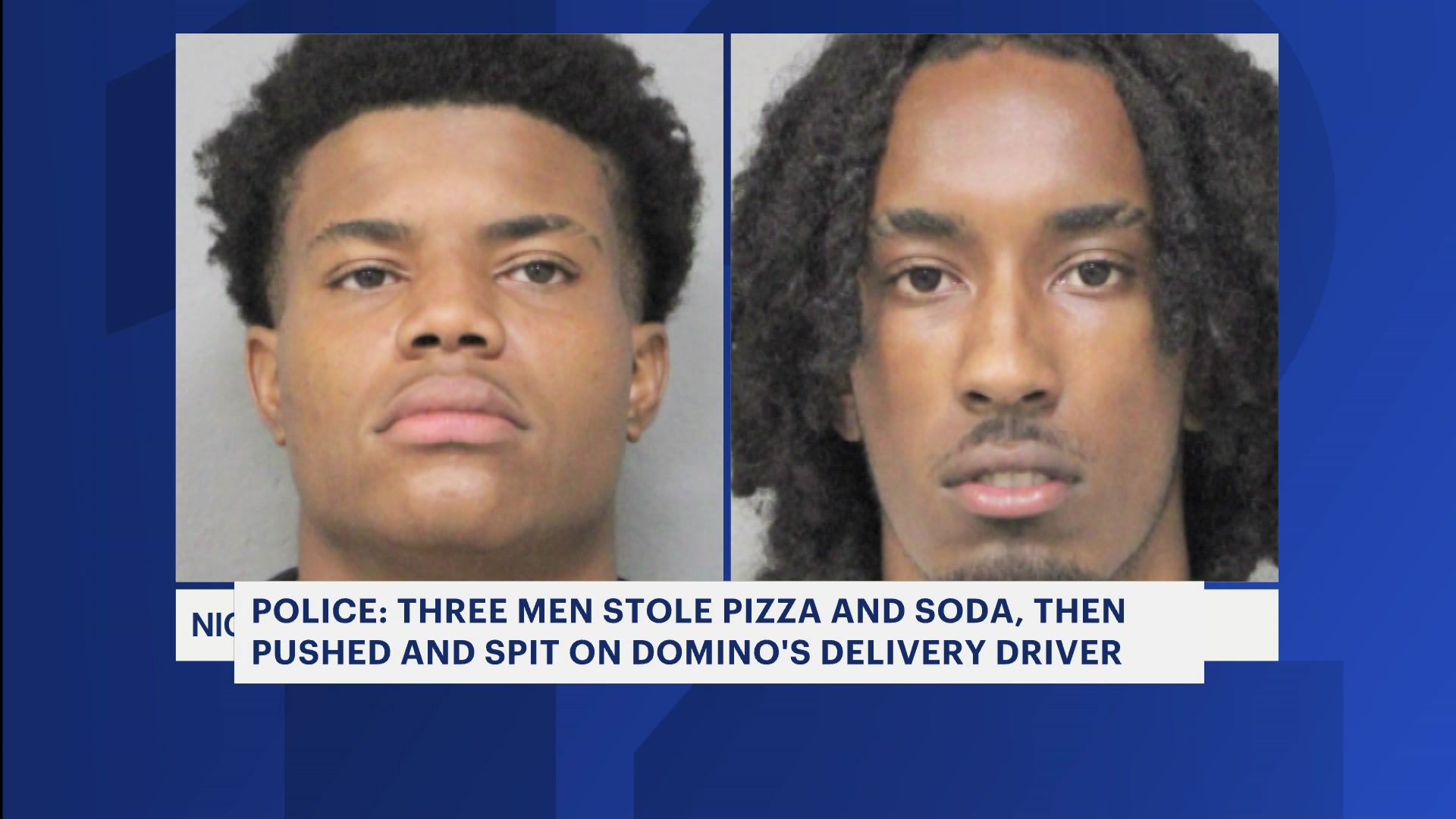 News 12 | Long Island | 3 men stole pizza, then pushed and spit on ...
