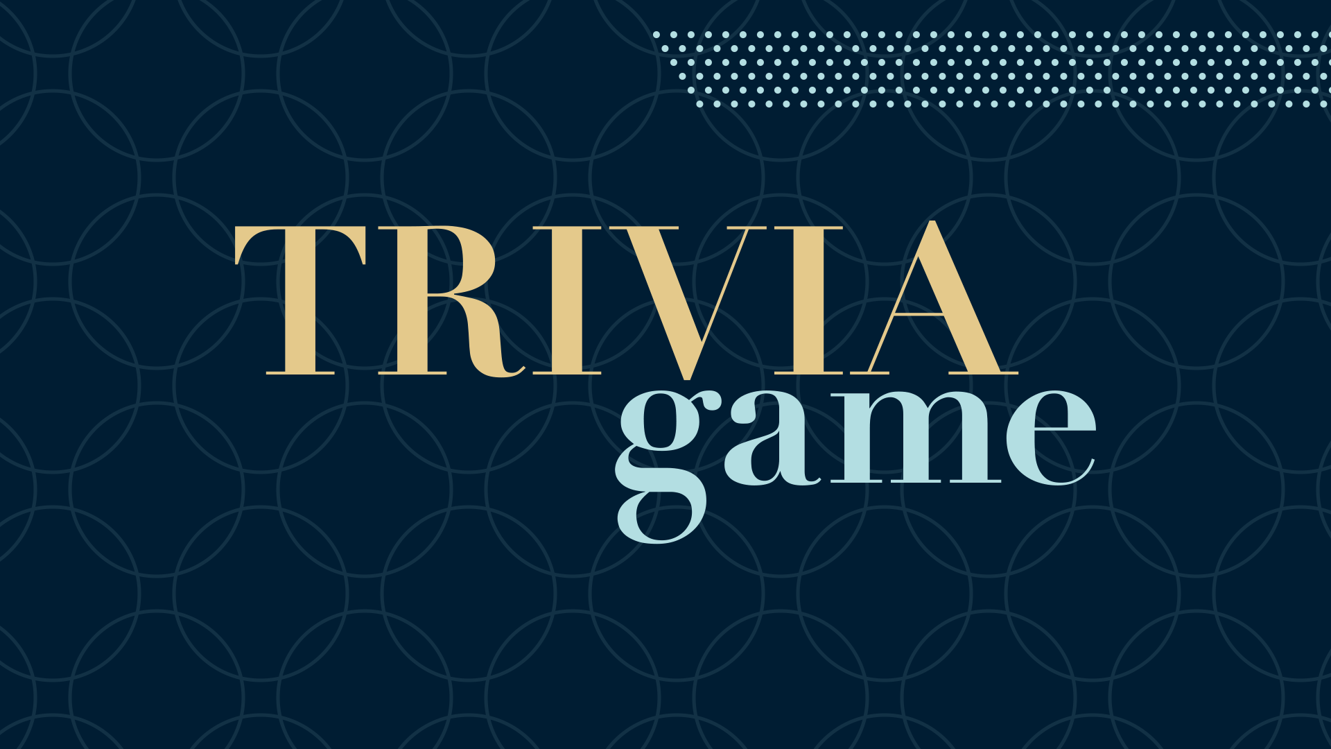 The East End Show Trivia for April 26, 2025