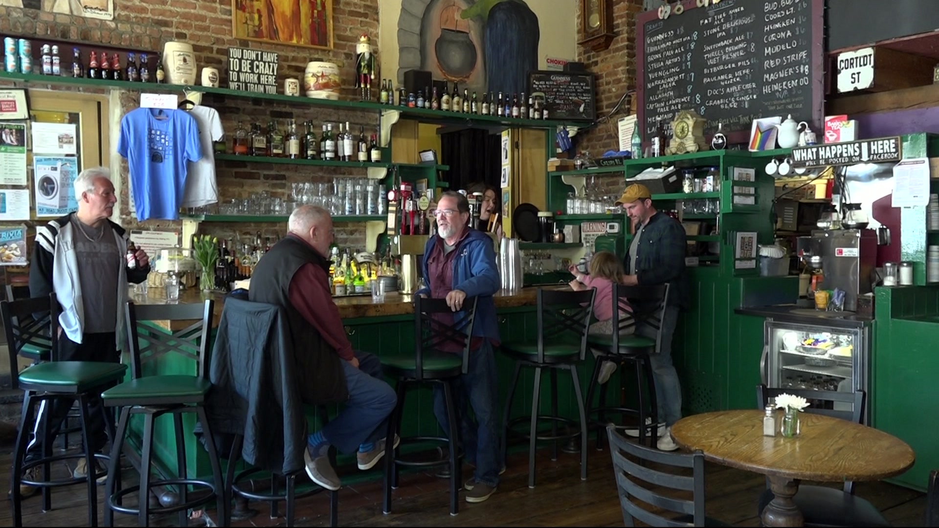 Visit An Beal Bocht Café - home of the arts and a Bronx staple