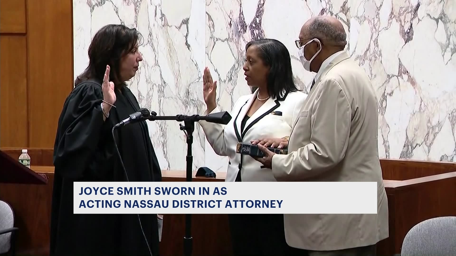 Joyce A. Smith sworn in as acting Nassau district attorney; first Black ...