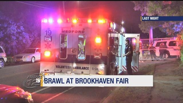 Several people injured in Brookhaven Fair brawl