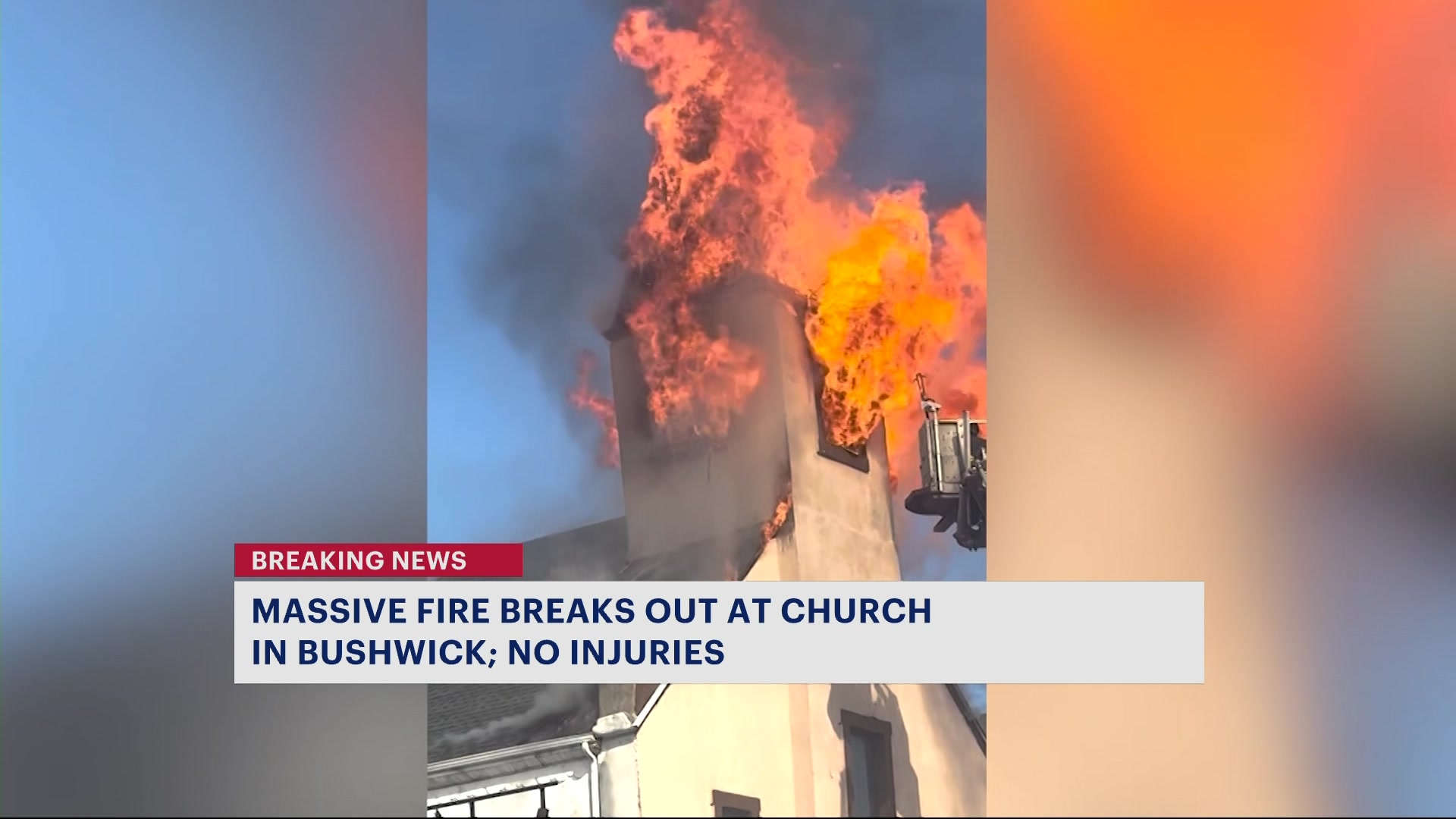 News 12 | Brooklyn | Firefighters Battle Multi Alarm Church Fire In ...