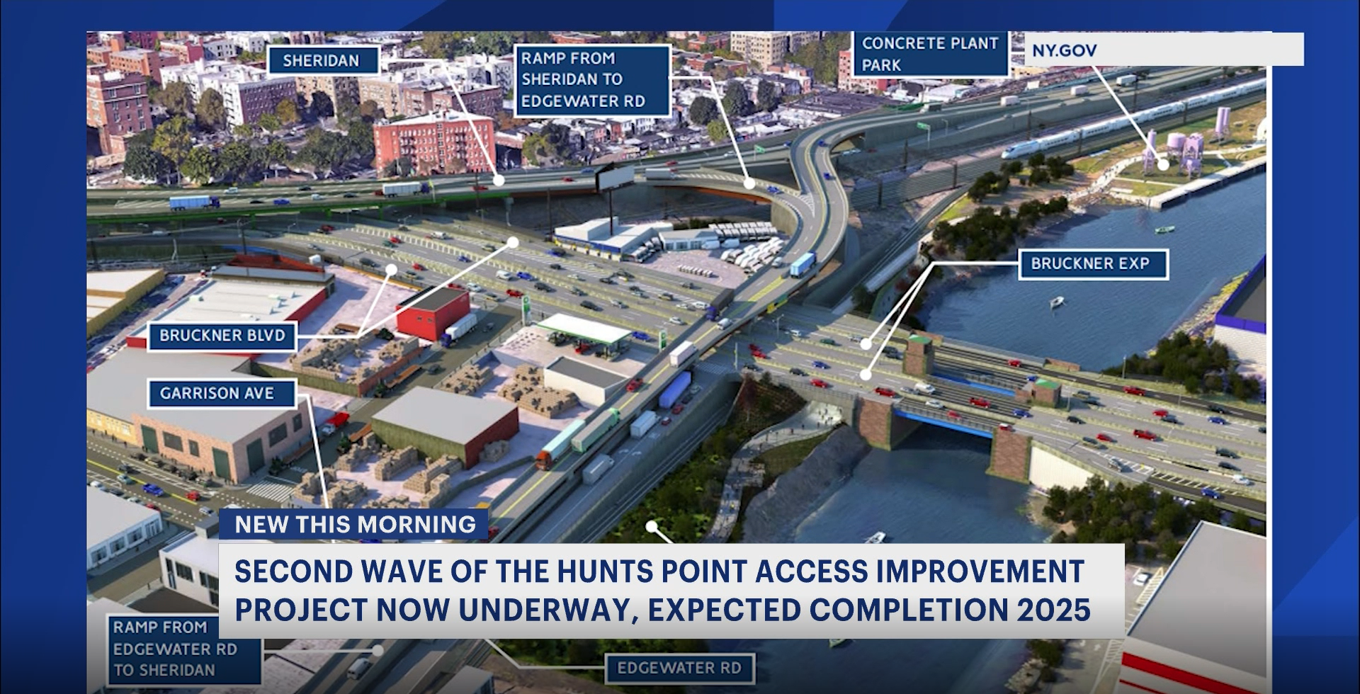 2nd phase of Hunts Point Access Improvement Project begins