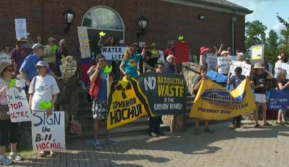 Battle persists over dumping of treated radioactive waste into Hudson River