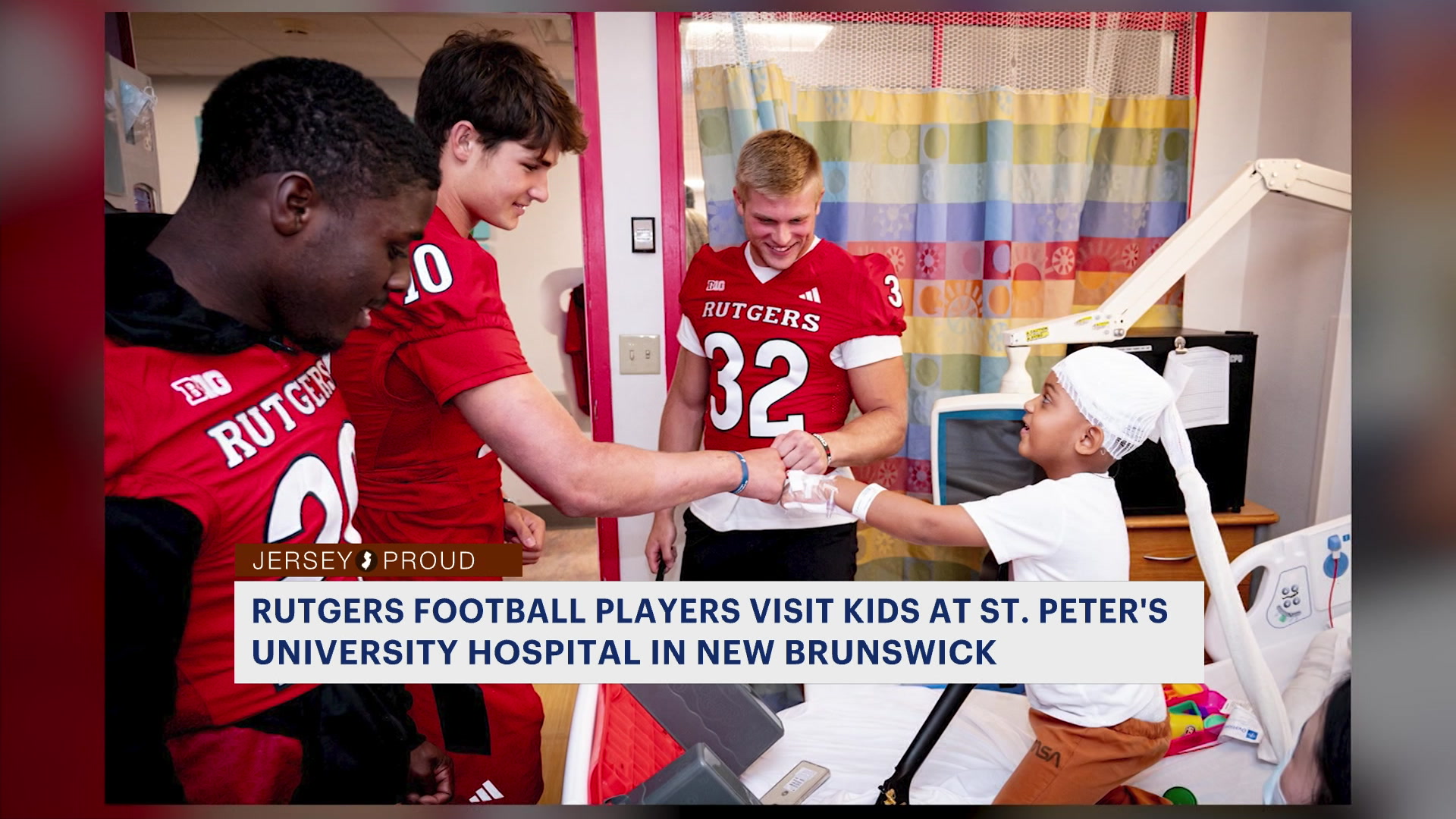 Jersey Proud: Rutgers football players meet kids at St. Peter’s ...