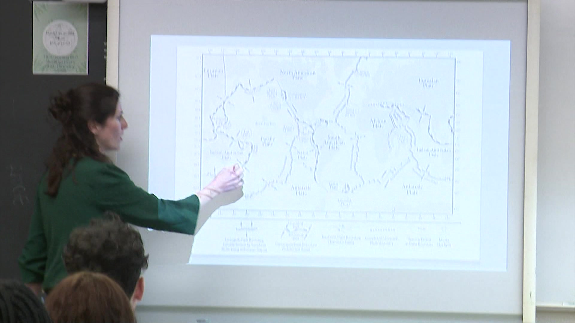 High school lesson on earthquakes interrupted by actual earthquake