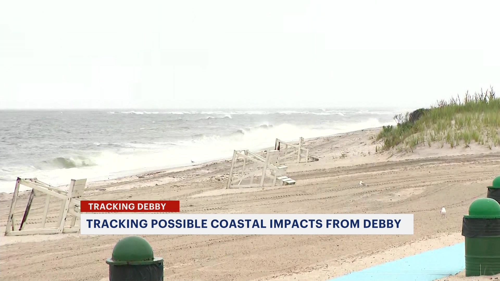 Tracking beach erosion ahead of more stormy weather