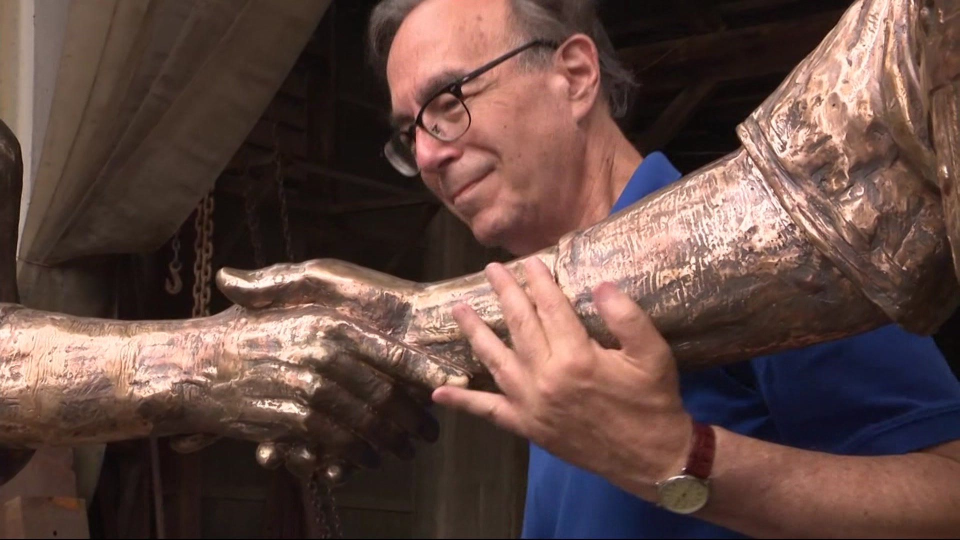 Brooklyn-made statue honoring Jackie Robinson, George Shuba handshake ...