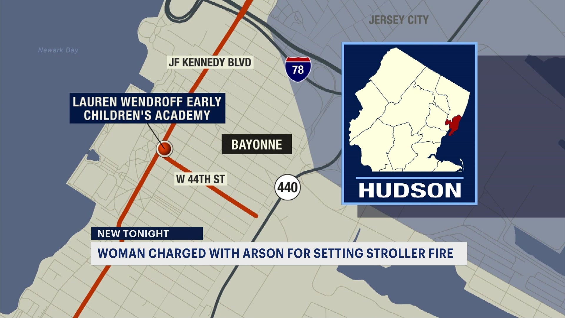 News 12 | New Jersey | Police: Woman lights baby stroller on fire near ...