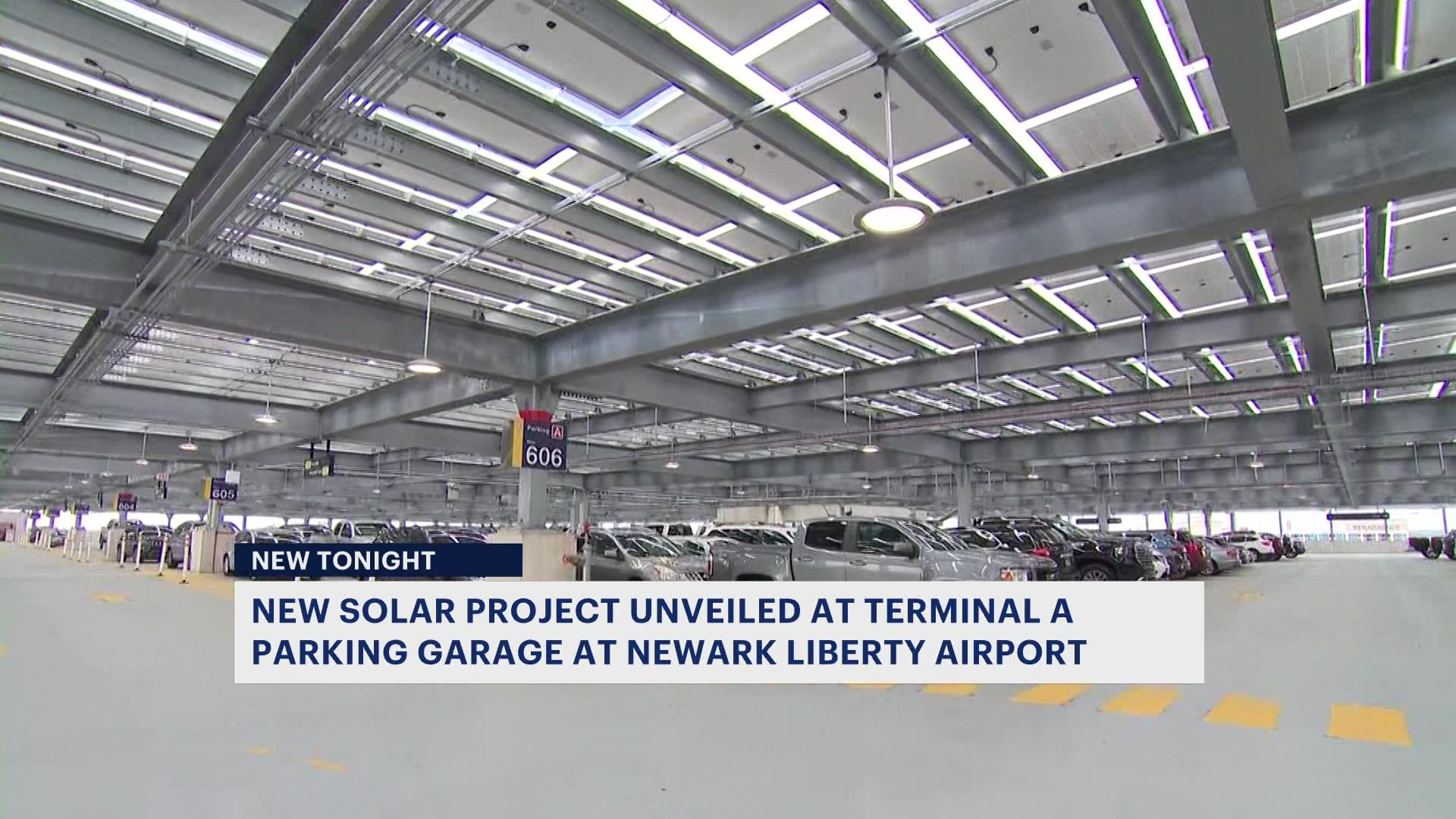 News 12 | Long Island | New Solar Project Unveils At Terminal A Parking ...